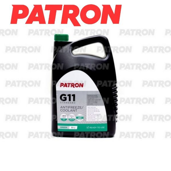 Антифриз PATRON ANTIFREEZE G11 STANDARD GREEN, Готовый раствор купить по выгодной цене в ...