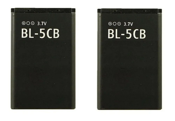 Аккумулятор (схожий с BL-5CB) для телефона Nokia. Комплект 2 шт ...