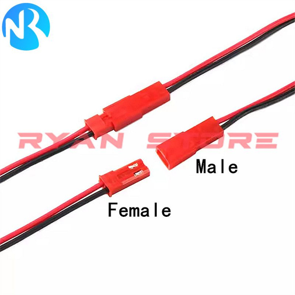 10 пар JST 2.54MM 2-контактный штекерный разъем JST 2Pin Мале Фемале ...