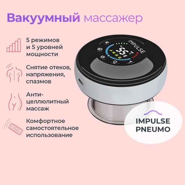 Массажер для тела, антицеллюлитный, Impulse Pneumo, массажная банка ...