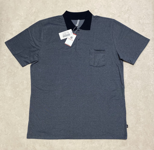 Поло FAYZ-M, размер 60, цвет темно-синий, 75% хлопок,25% полиэстер ...