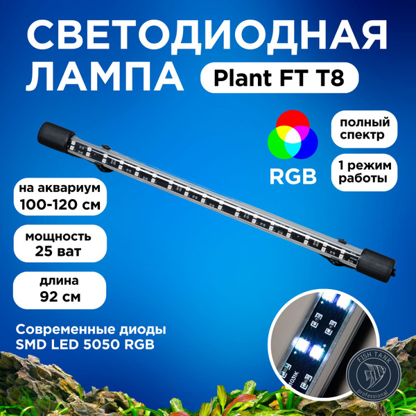 Лампа светодиодная для аквариума 25 Вт однорежимная - купить с ...