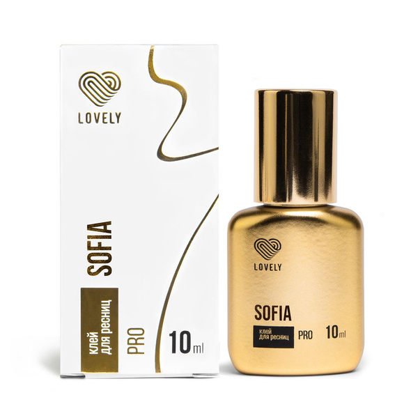 LOVELY Клей для наращивания ресниц Sofia, 10 мл, черный клей для ресниц (Лавли / София) - купить ...