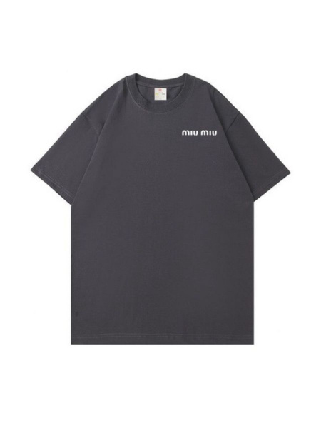 Футболка Miu Miu размер 48 цвет черный белый купить по выгодной