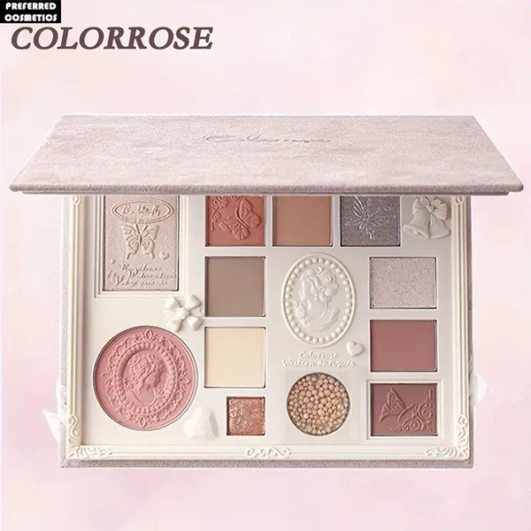 Палитра теней COLOR ROSE Высокопигментированная, долговечная ...