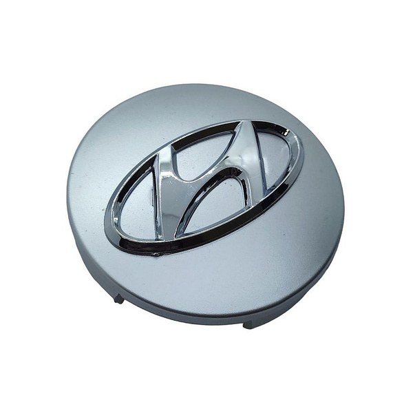 Характеристики Колпак ступицы колеса Hyundai (Серебро, 3D, 58мм ...