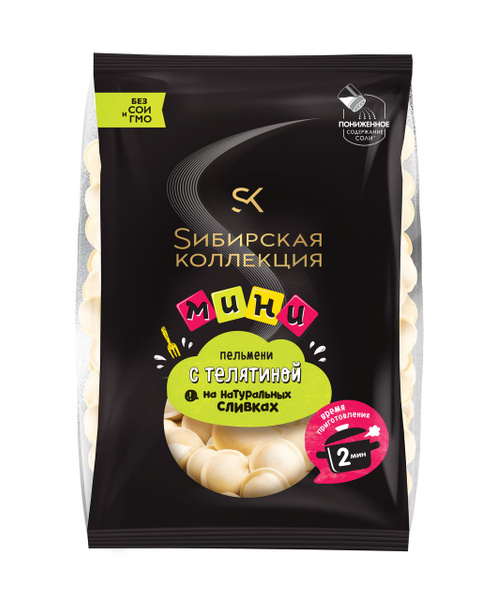 Пельмени Сибирская коллекция Мини 700г купить с доставкой по
