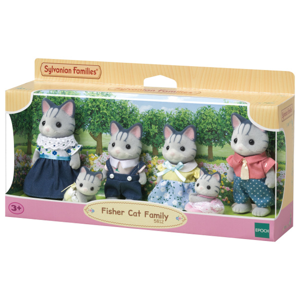 Набор фигурок Sylvanian Families Семья Котов рыбаков - купить с ...