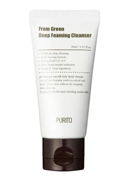 PURITO / Пенка From Green Deep Foaming Cleanser (mini) - купить с ...