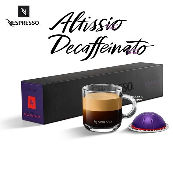 Кофе Nespresso VERTUO ALTISSIO Decaffeinato (без кофеина), упаковка 10 ...