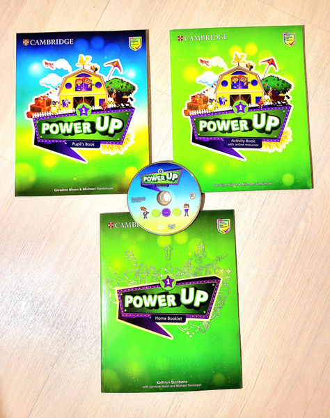 Power Up 1, Учебник с Наклейками - Pupil's Book With Stickers + Рабочая ...