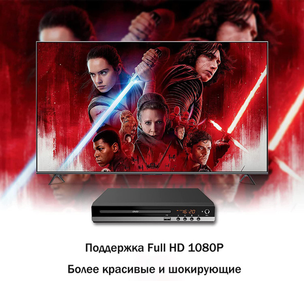 Modern Electron DVD-плеер, медиаплеер для VCD и CD дисков с HDMI и AV ...