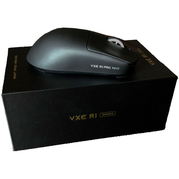 Игровая мышь беспроводная VXE VXE1 DragonFly R1 PRO MAX, PAW3395, черный - купить по выгодной ...