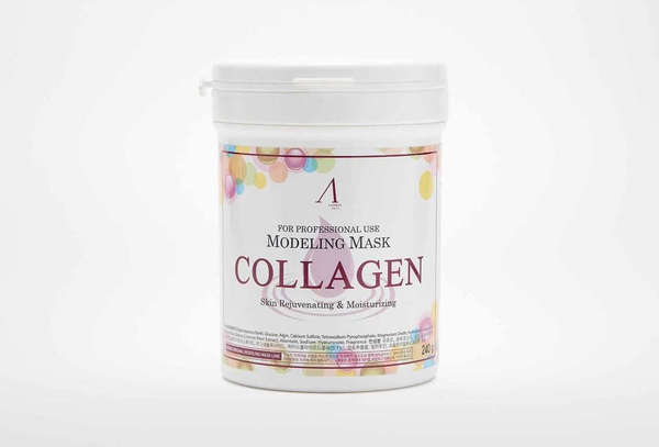 Маска укрепляющая с коллагеном ANSKIN Collagen Modeling Mask, 240 мл ...