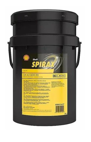 Shell Spirax S3 AX 80W-90 (20л) трансмиссионное масло - купить по ...