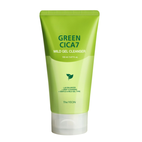 The Yeon Мягкий гель для умывания с центеллой Green cica-7 mild gel ...