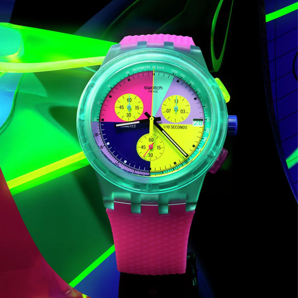 Swatch Часы наручные Наручные Swatch SUSG408 Neon Flash Arrow 2 купить ...
