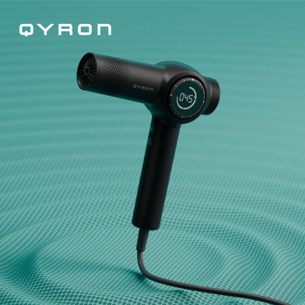 Фен для волос QYRON HD602, черный - купить по выгодным ценам в интернет ...
