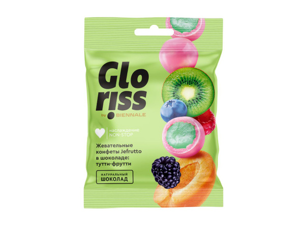 Жевательные конфеты Gloriss тутти-фрутти, 35г - купить с доставкой по ...