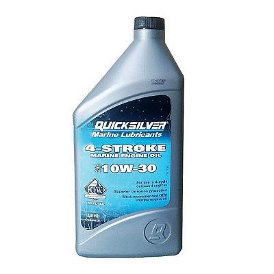 Масло моторное QUICKSILVER гсм quicksilver 10W-30 Минеральное 1 л 8M0086220 купить c доставкой ...