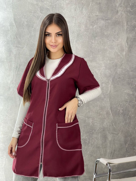 Халаты рабочие женские спецодежда униформа купить на OZON по низкой ...