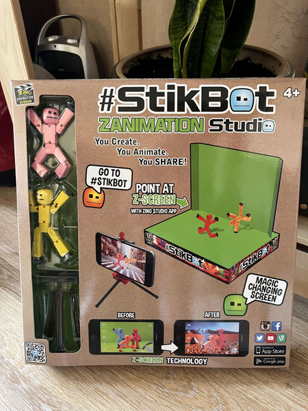 Интерактивный набор Стикбот студия Stikbot zanimation Studio - купить с ...