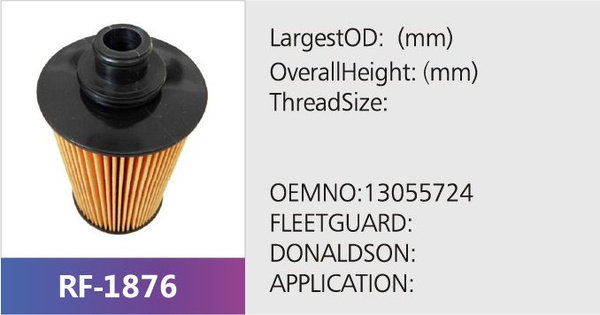 Фильтр масляный RF NATIVE TECHNOLOGIES RF-1876 (1/50) - купить по выгодным ценам в интернет ...