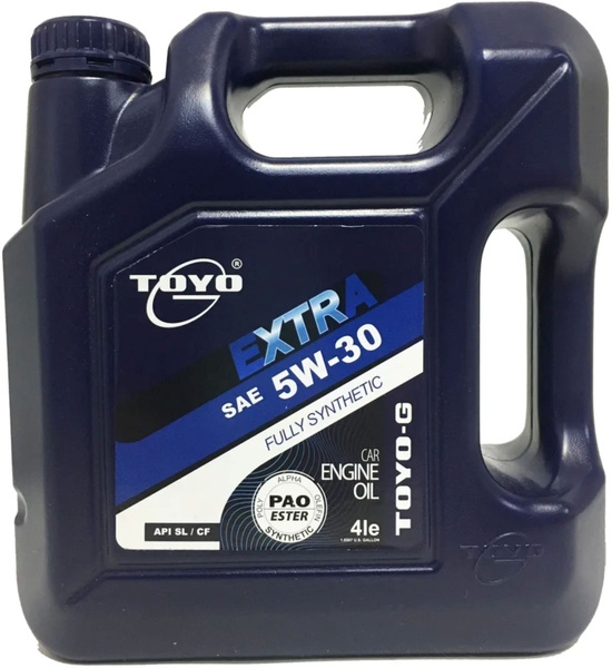 Масло моторное TOYO-G 5W-30 Синтетическое - купить в интернет-магазине OZON (1628430408)