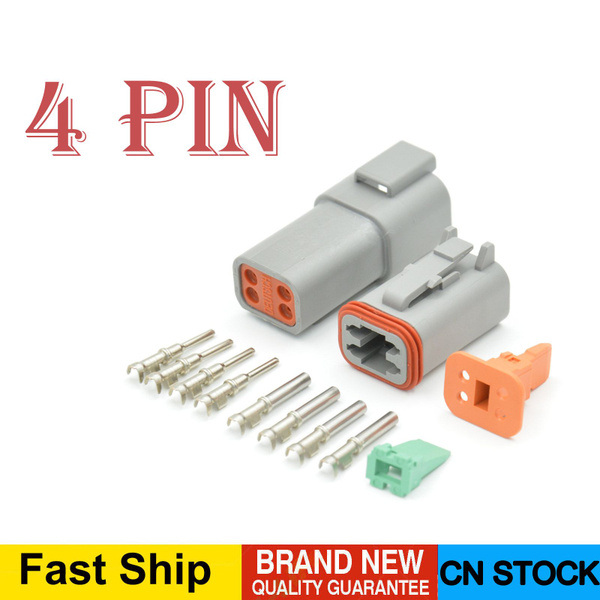 4 - контактный комплект водонепроницаемых электрических разъемов Deutsch DT DT04 - 4P DT06 - 4S ...