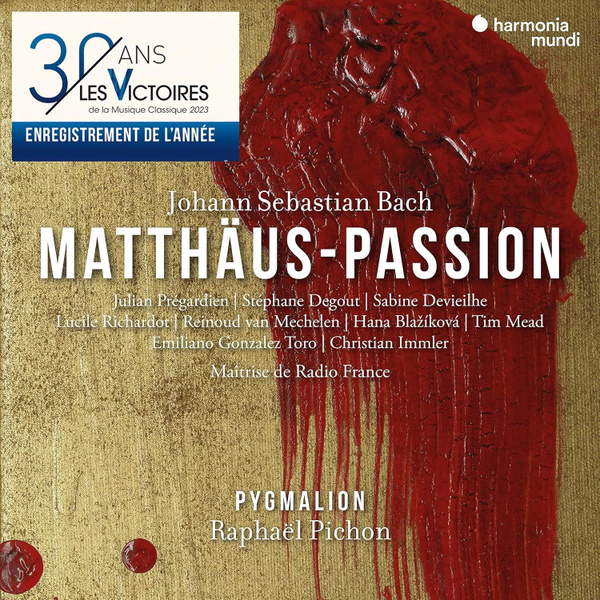CD Аудио диск Raphael Pichon - Bach: Matthaus-Passion BWV 244 (3CD) 2022 Harmonia Mundi Digipack ...
