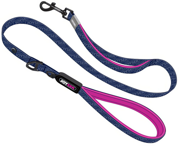 Joyser Walk Base Leash S Поводок для собак, синий с розовым, 1.2x120 см ...