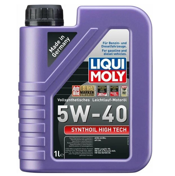 Масло моторное Liqui Moly 5W-40 Синтетическое - купить в интернет ...