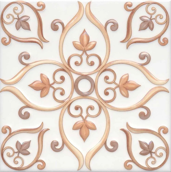 Плитка керамическая KERAMA MARAZZI Суррей 20 см x 20 см, белый - купить ...