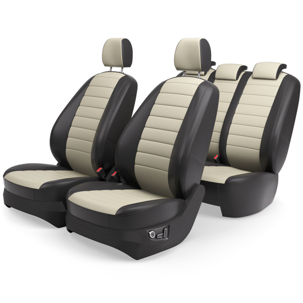 Чехлы на сиденья Hyundai Creta 2 2021-2023 (Экокожа) Серия PRO - купить ...