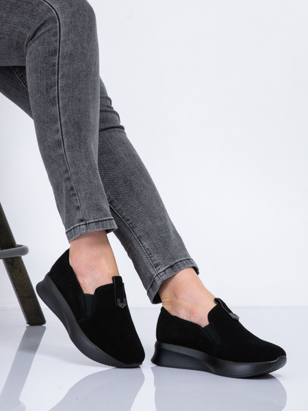 Туфли Женский Ascalini Замша натуральная, размер 38 Стандартный низкий (до 4 см) 9 Россия купить ...