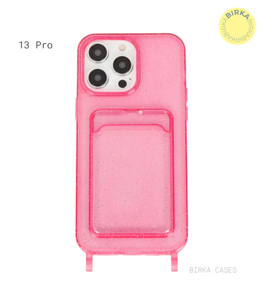 Противоударный чехол с кармашком для карт с креплением для шнурка или ...