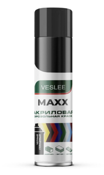 Аэрозольная краска Veslee veslcolor Быстросохнущая, Акриловая ...