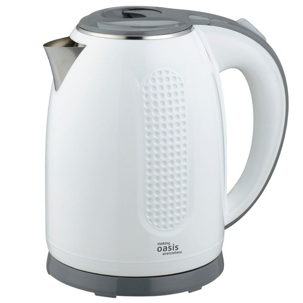 Купить электрический чайник making Oasis everywhere Oasis K-6SPW, Металл/пластик по низкой цене ...