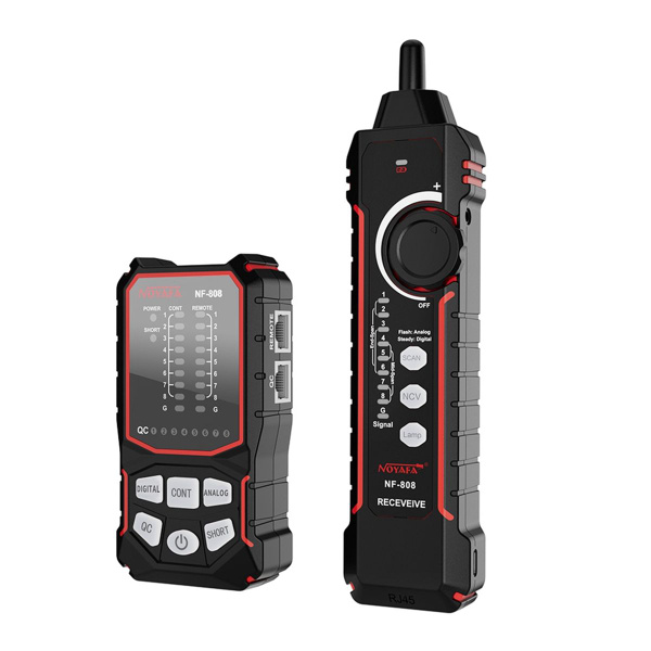 -808 Тестер сетевого кабеля Многофункциональный искатель для проверки непрерывности сканирования ...