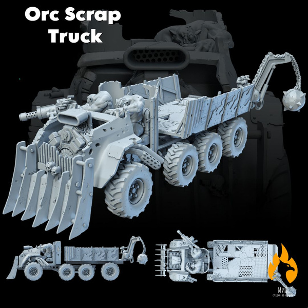Warhammer 40000 Орки / Scrap Truck / Миниатюры для настольной игры ...