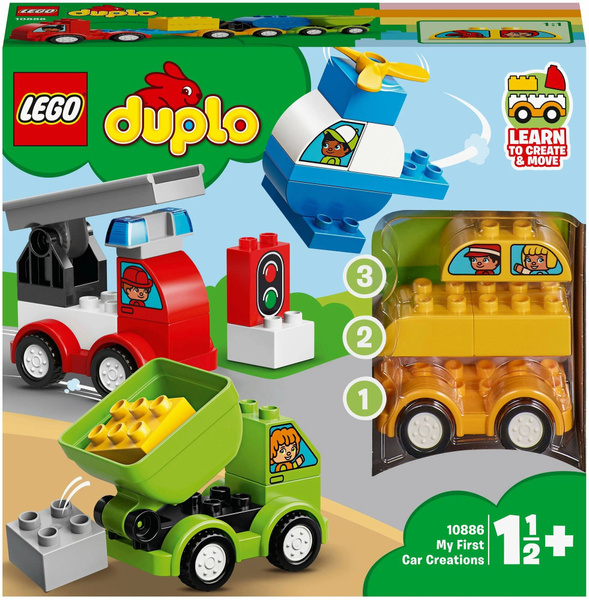 Конструктор LEGO DUPLO 10886 Мои первые машинки купить на OZON по ...