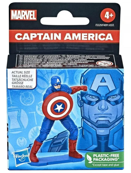 Marvel Фигурка Captain America Капитан Америка 6 см F5329/F4091 ...