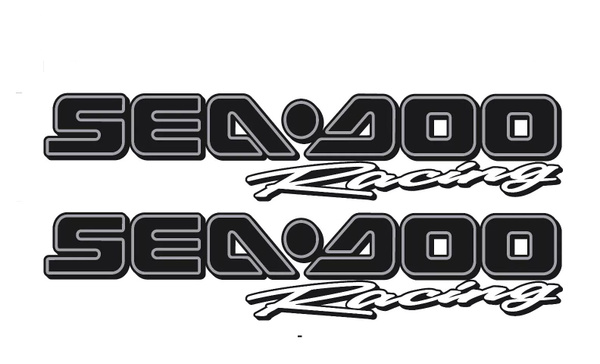 Наклейки на гидроцикл SEA-DOO Racing 2 шт. черный купить c доставкой на ...
