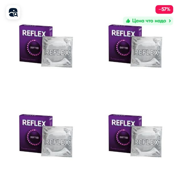 Reflex Dotted презервативы в смазке с точками - купить с доставкой по выгодным ценам в интернет ...