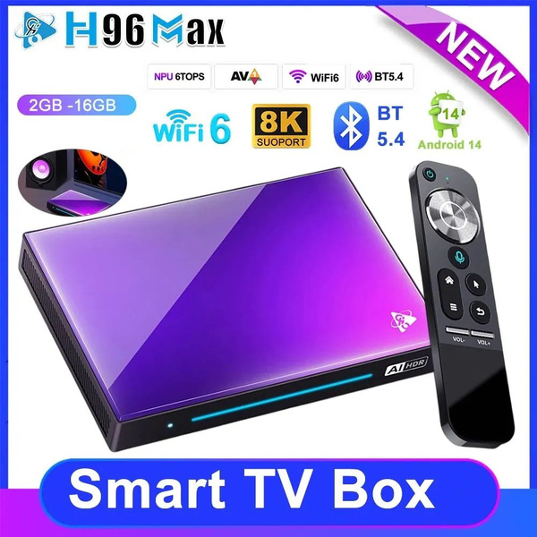 H96 MAX M9,RK3576 восьмиядерный Android 14.0 WIFI 6 Bluetooth 5.4 8K30 ...