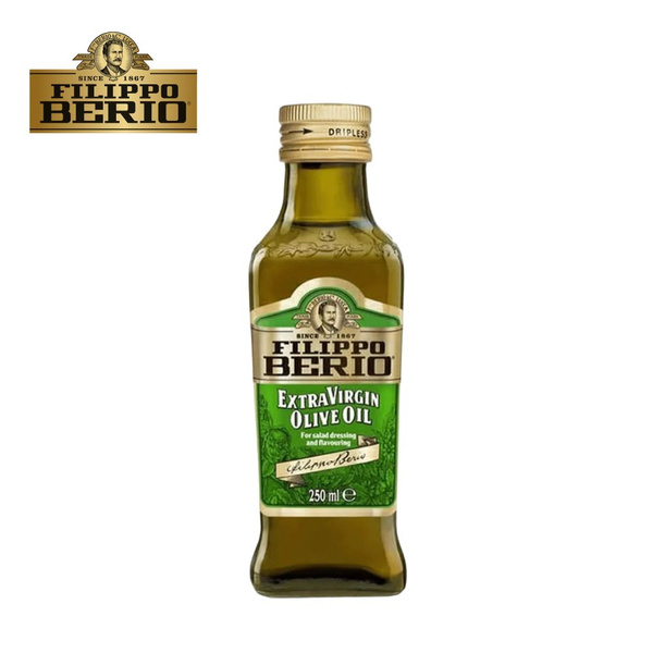 Масло оливковое Filippo Berio Extra Virgin, нерафинированное, 250 мл ...