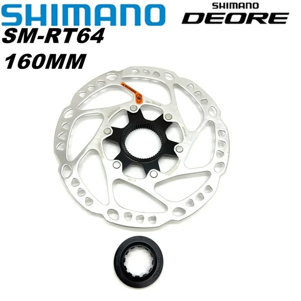 SHIMANO SM RT64 160 мм, велосипедный тормозной диск, центральный замок ...
