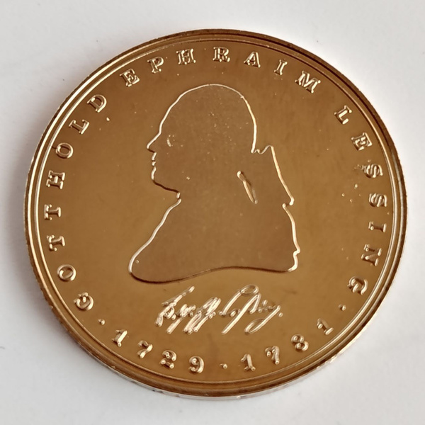 Монета 5 марок Германия 1982 "200 лет со дня смерти Готхольда Эфраима Лессинга" купить на OZON ...