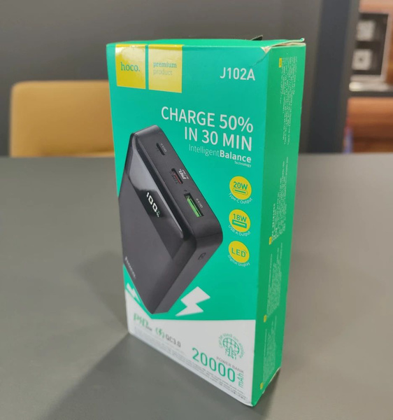 Внешний аккумулятор (Power Bank) hoco j100a - купить по выгодным ценам в интернет-магазине OZON ...
