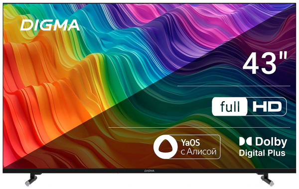 Купить телевизор Digma 43 DM-LED43SBB33 43" - купить с доставкой по ...